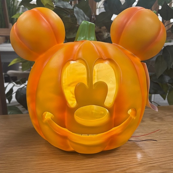 Disney | Holiday | Disney Halloween Mickey Mouse Light Up Pumpkin Jack ...